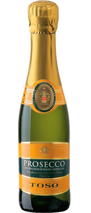 Вино игристое Просекко (Prosecco) Prosecco TOSO Extra Dry 0,2 купить в ...